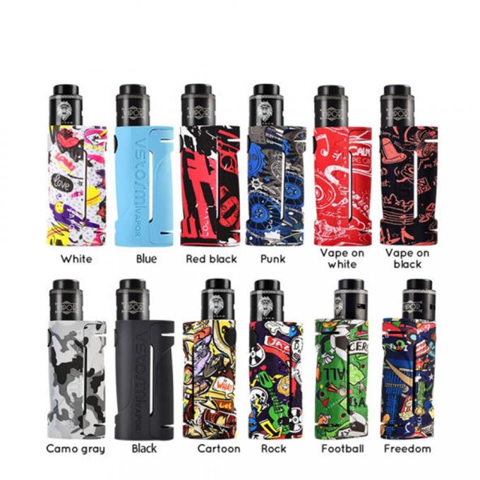 Abs Plastic 18650 Battery Vape Box Mod Kits 90W / Vapor Storm Eco Rda Kit