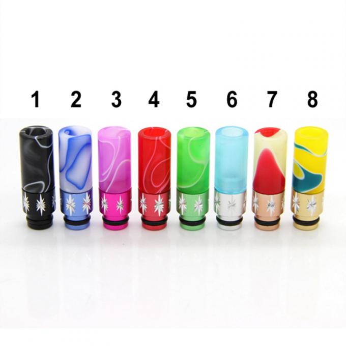 Lelote Colorful Vape Drip Tips / Acrylic 510 Drip Tip 1pcs/Boxes